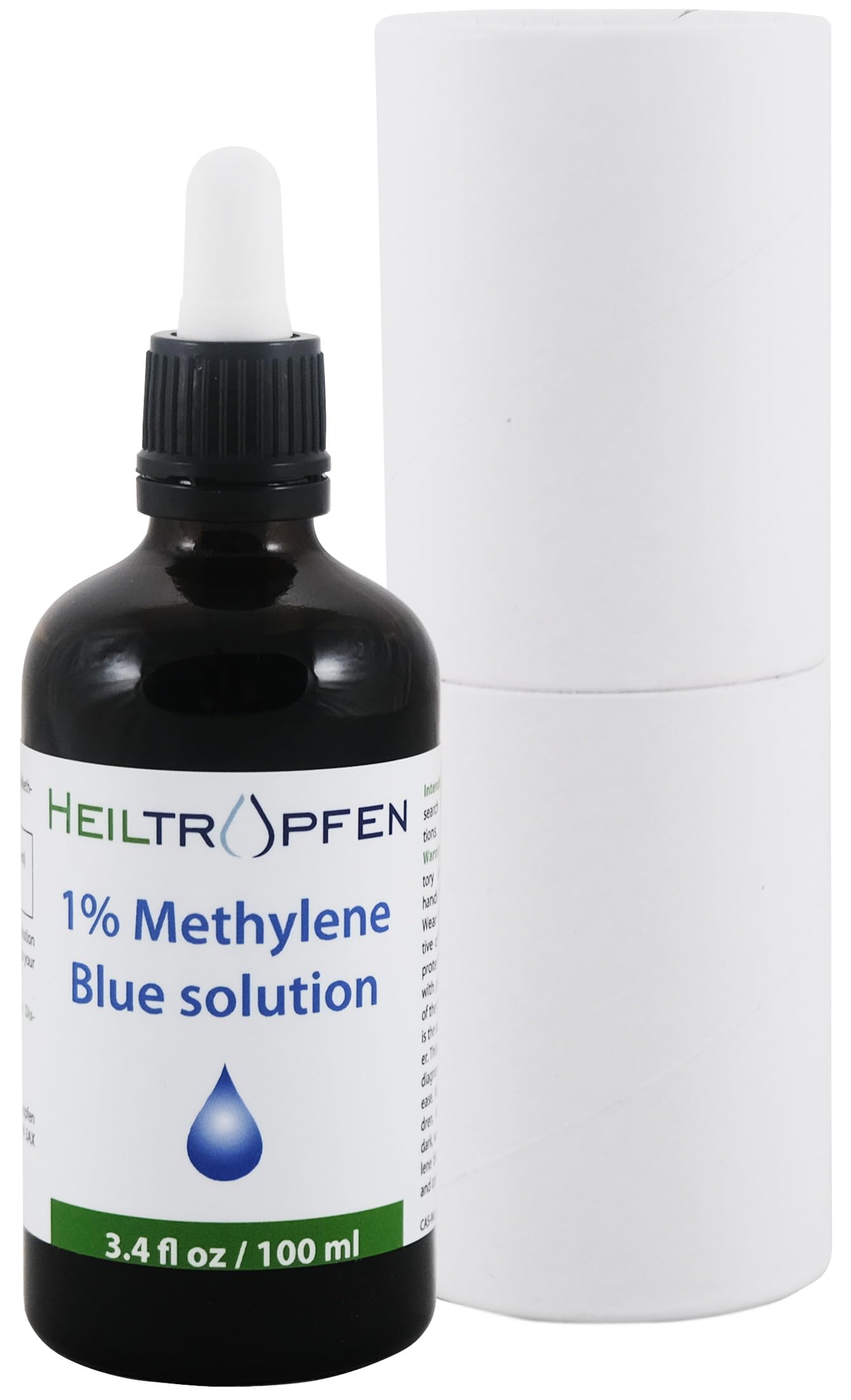 Methylene Blue (Azul Metileno) 1%, 100ml, Heiltropfen - Celeiro Integral