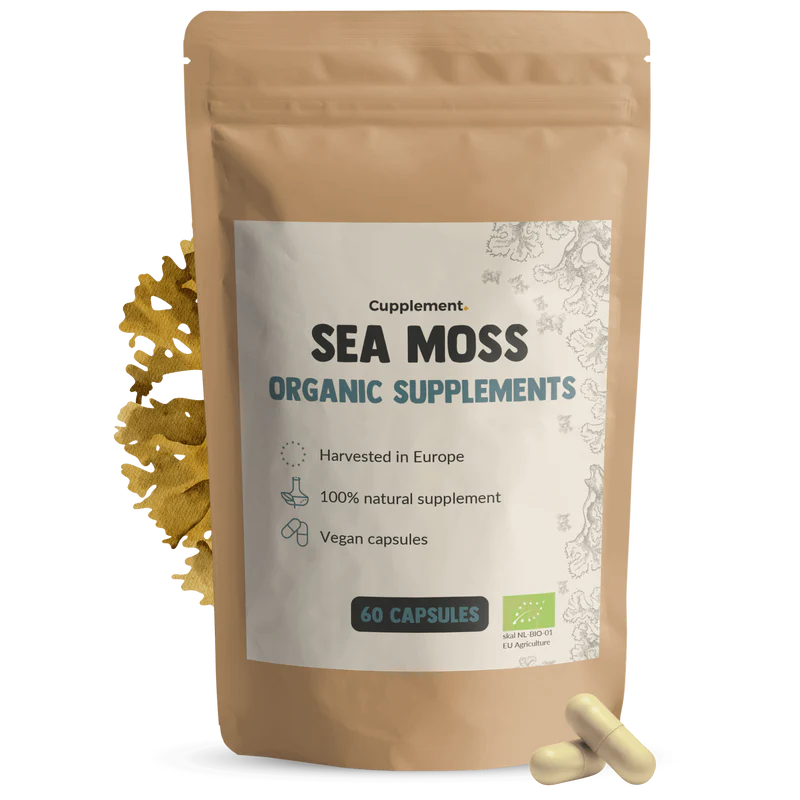 Sea Moss (Musgo do mar) bio 500mg 60caps Cupplement - Celeiro Integral